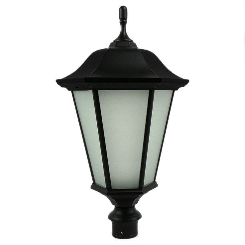 Worthington LED Light Pole Kit with Lantern Fixture 3 Inch Diameter ...