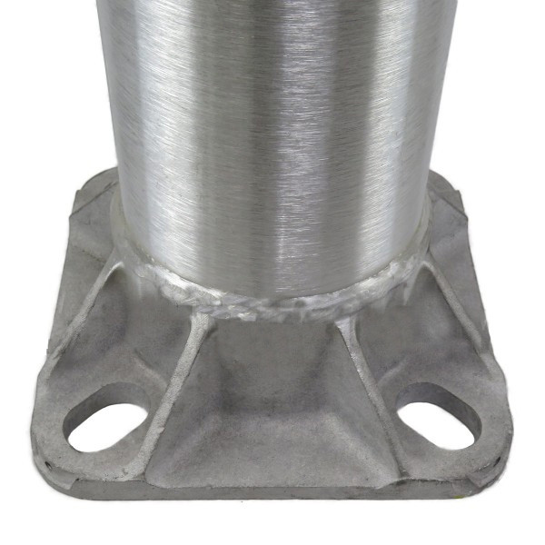 20 Foot Aluminum Street Light Pole with 8 Foot Davit Arm | LightMart.com