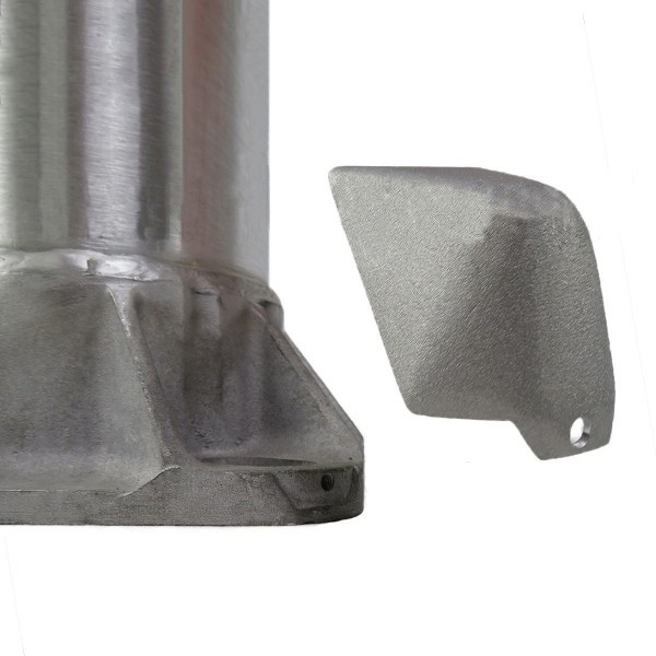 20 Foot Aluminum Street Light Pole with 8 Foot Davit Arm | LightMart.com