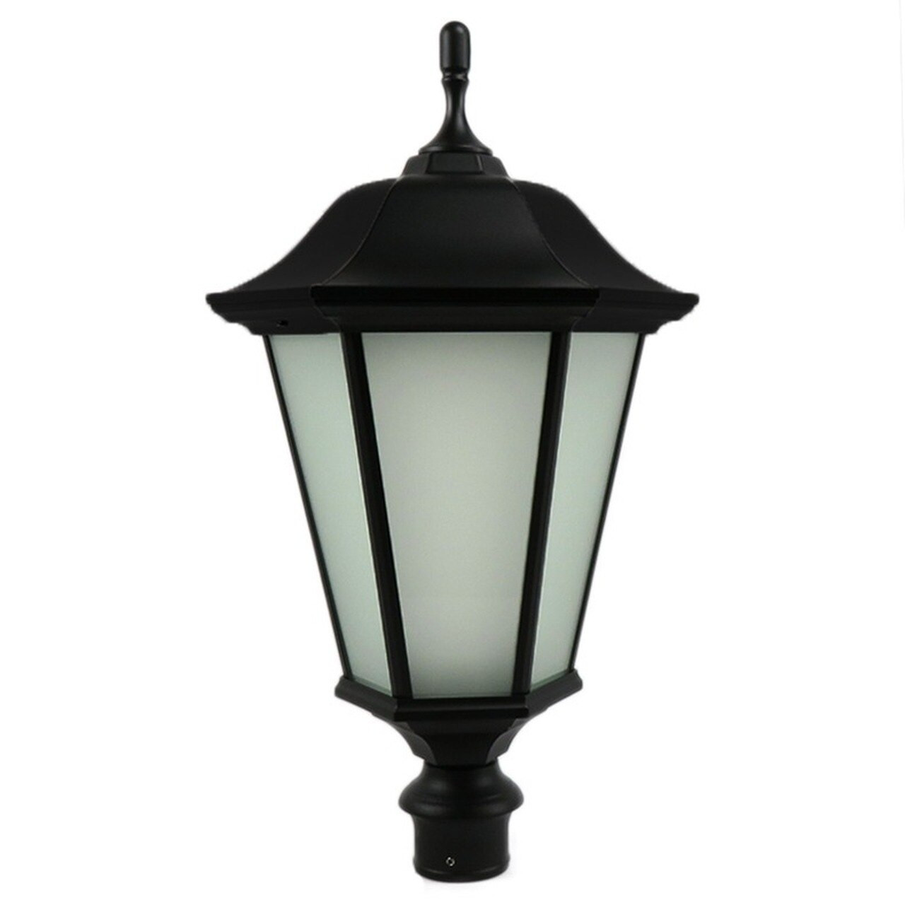 Wexford LED Light Pole Kit with Lantern Fixture 3 Inch Diameter Light ...