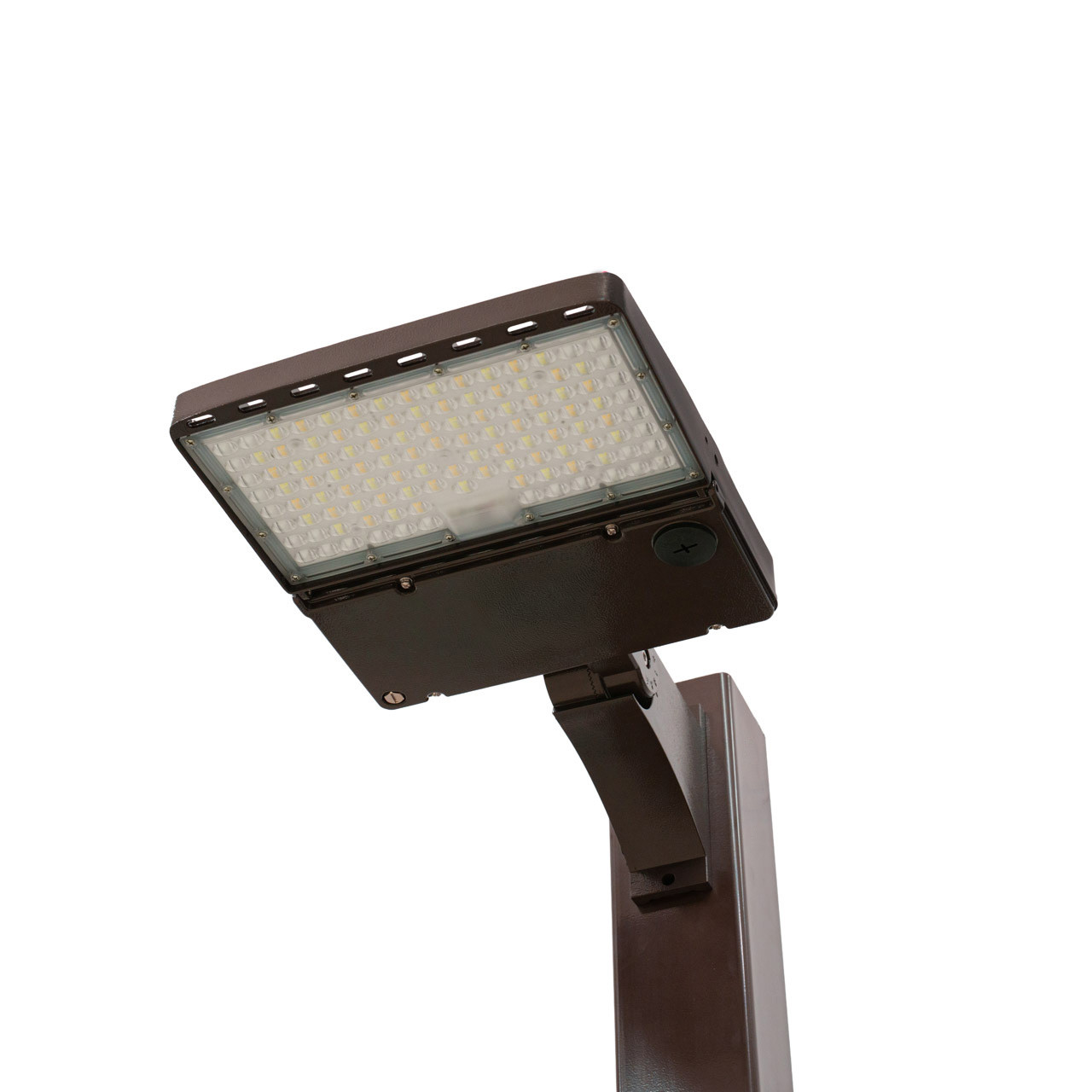 Light Pole Kit with Single LED Area Light, Selectable Wattage 80/100 ...