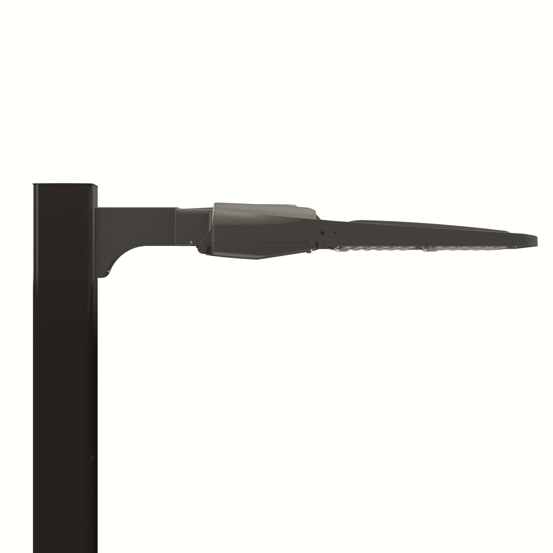 Light Pole Kit with Single LED Area Light, Selectable Wattage 150/200 ...
