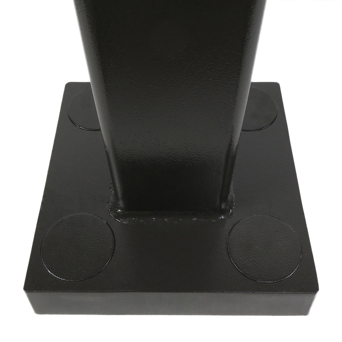 Square Hinged Base Aluminum Light Pole 8 ft 4 in | LightMart.com