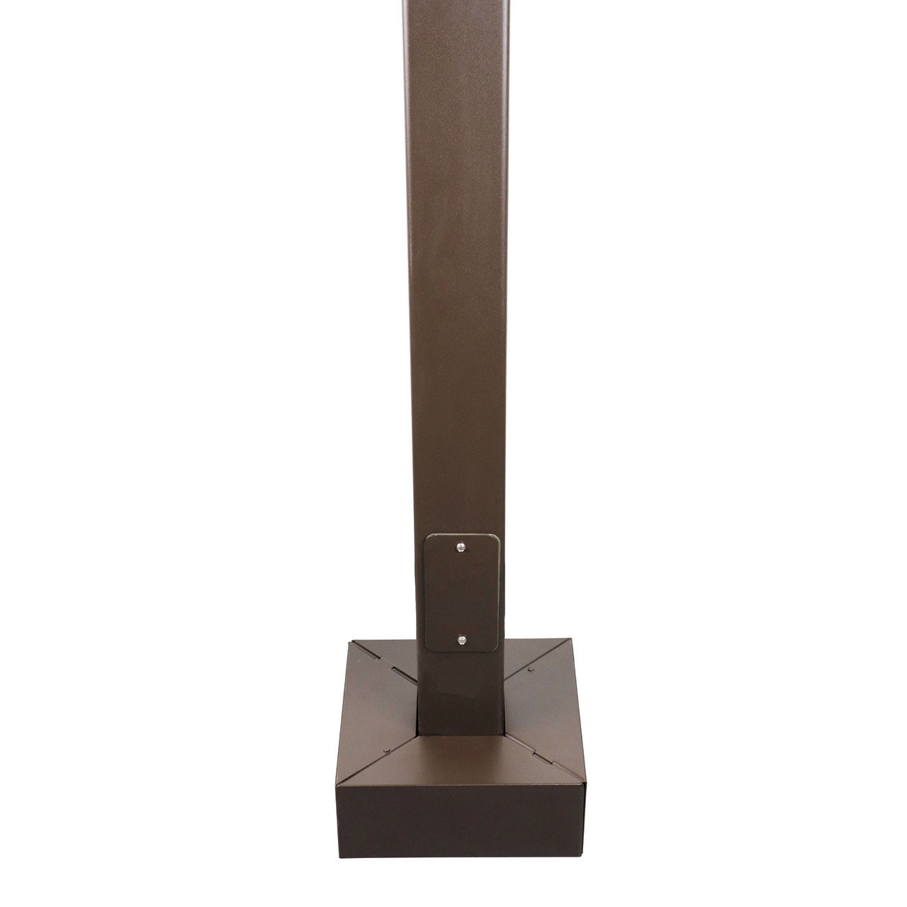 10 Foot Square Steel Light Pole, 4 Inch Wide, 11 Gauge | LightMart.com