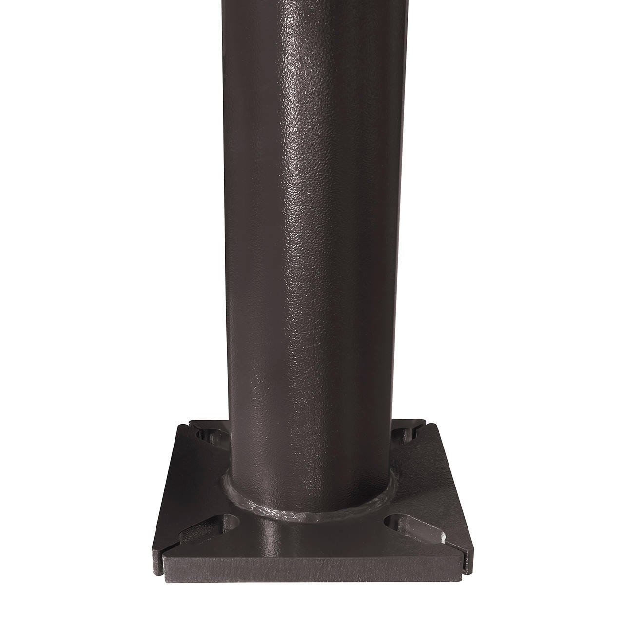 20 Foot Round Straight Steel Light Pole, 4 Inch Diameter, 11 Gauge ...