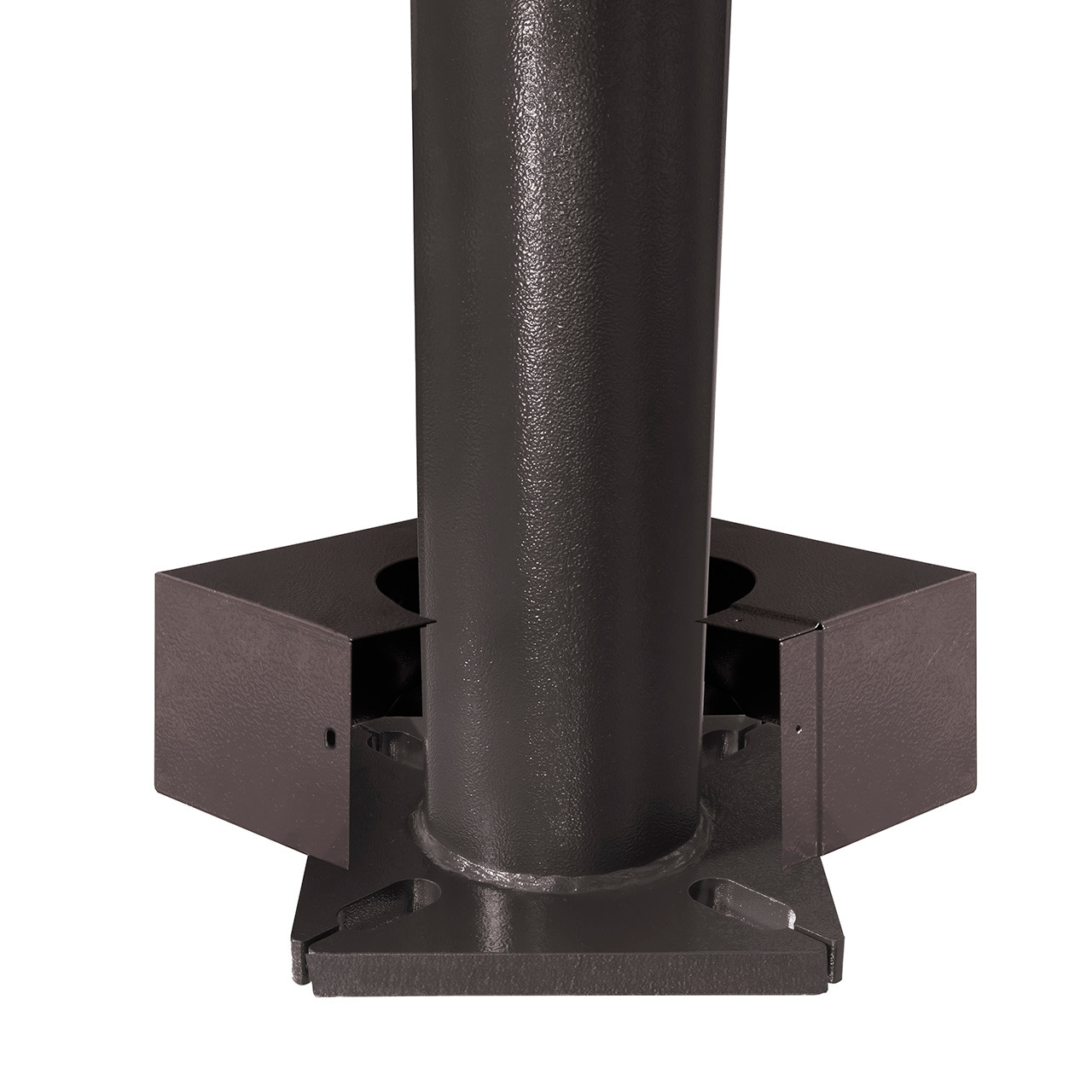 20 Foot Round Tapered Steel Light Pole - 5.8 Inch Diameter, 11 Gauge ...