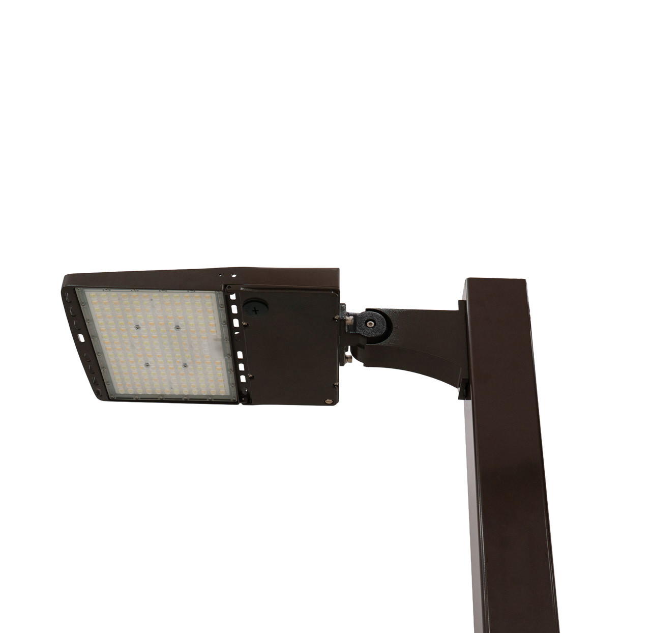 Light Pole Kit with Single LED Area Light, Selectable Wattage 150/200 ...