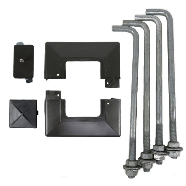Dual LED Parking Lot Light Pole Kit (150–300W, 20–30 ft) | LightMart