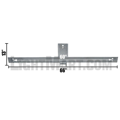 Three Light Sports Lighting Bracket with Underbraces | LightMart.com