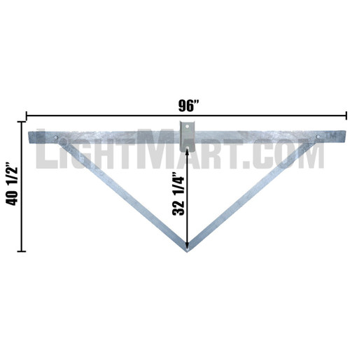 Four Light Sports Lighting Bracket Underbraces | LightMart.com