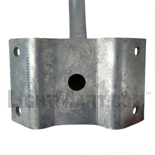 3 Arm Wrap Around Bracket For Wood Poles with 7-10 Inch Diameter w ...