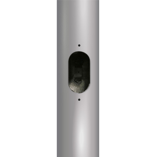 Round Hinged Base Aluminum Light Pole 14 ft 4 in - .125 in | LightMart.com