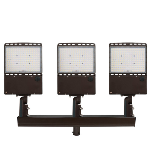Light Pole Kit with Three Adjustable LED Lights, Selectable Wattage 150 ...
