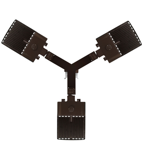 Light Pole Kit with Three Adjustable LED Lights, Selectable Wattage 150 ...