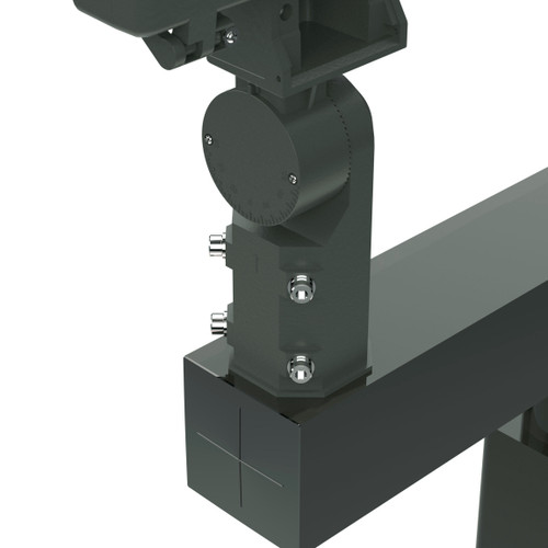 Light Pole Kit with Four Adjustable LED Lights, Selectable Wattage 150 ...