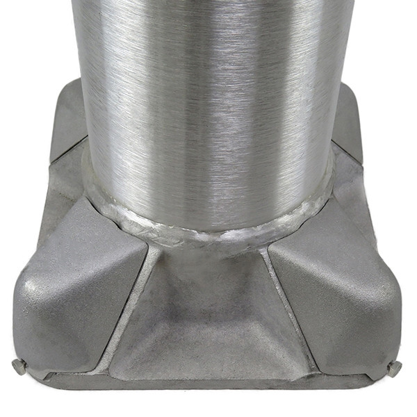 Hurricane Resistant Round Tapered Aluminum Pole 12 ft 5 in | LightMart.com