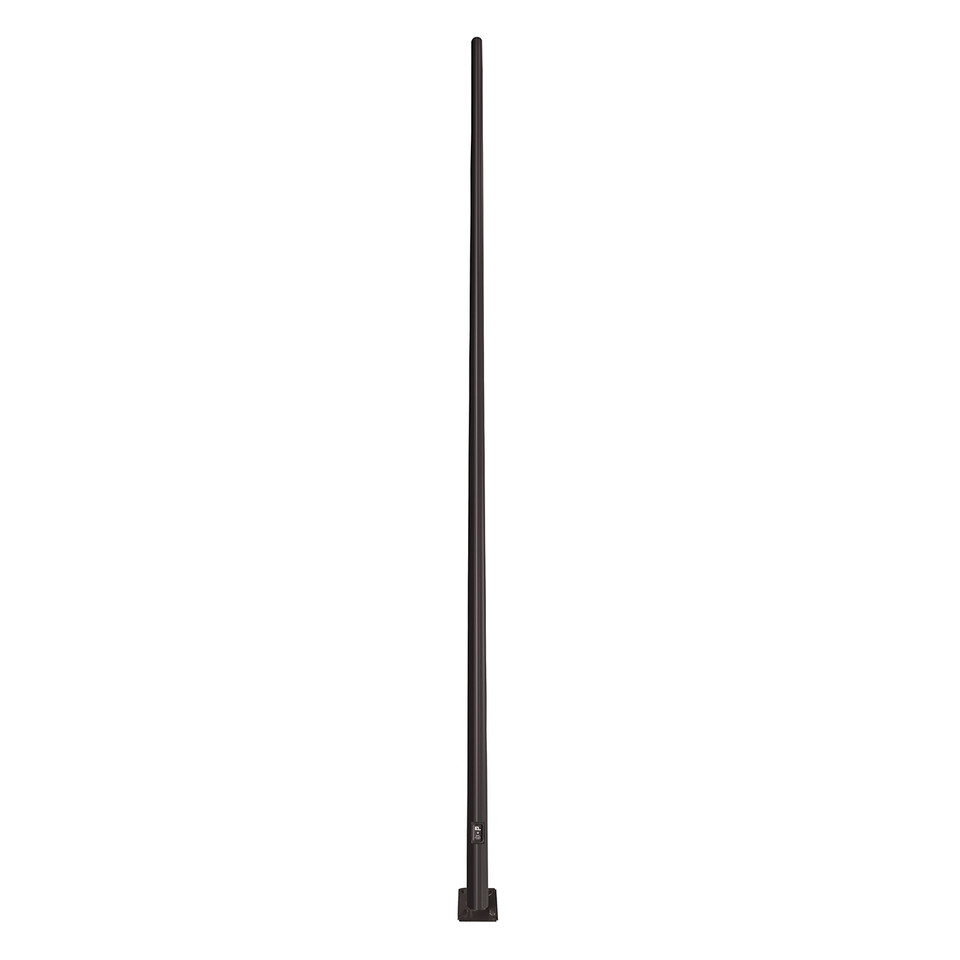 30 Foot Round Tapered Steel Light Pole - 7.5 Inch Diameter, 11 Gauge ...