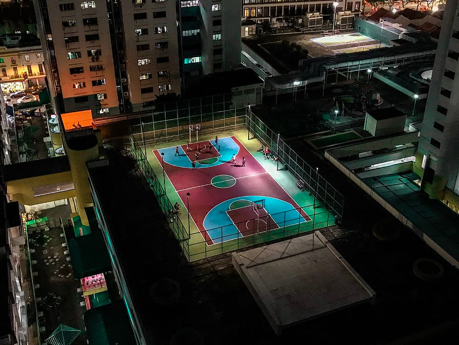 Lighting Design for Street Basketball Courts - Lightmart.com