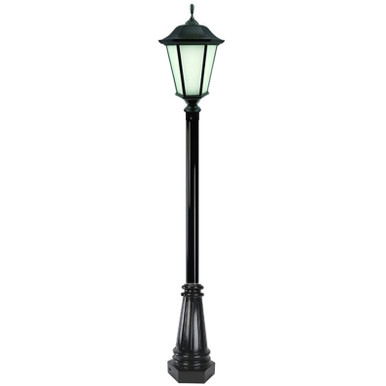 Decorative Anchor Base LED Pole Kit with Lantern Light - 3 Inch ...