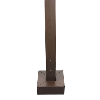 25 Foot Square Steel Light Pole, 5 Inch Wide, 11 Gauge | LightMart.com