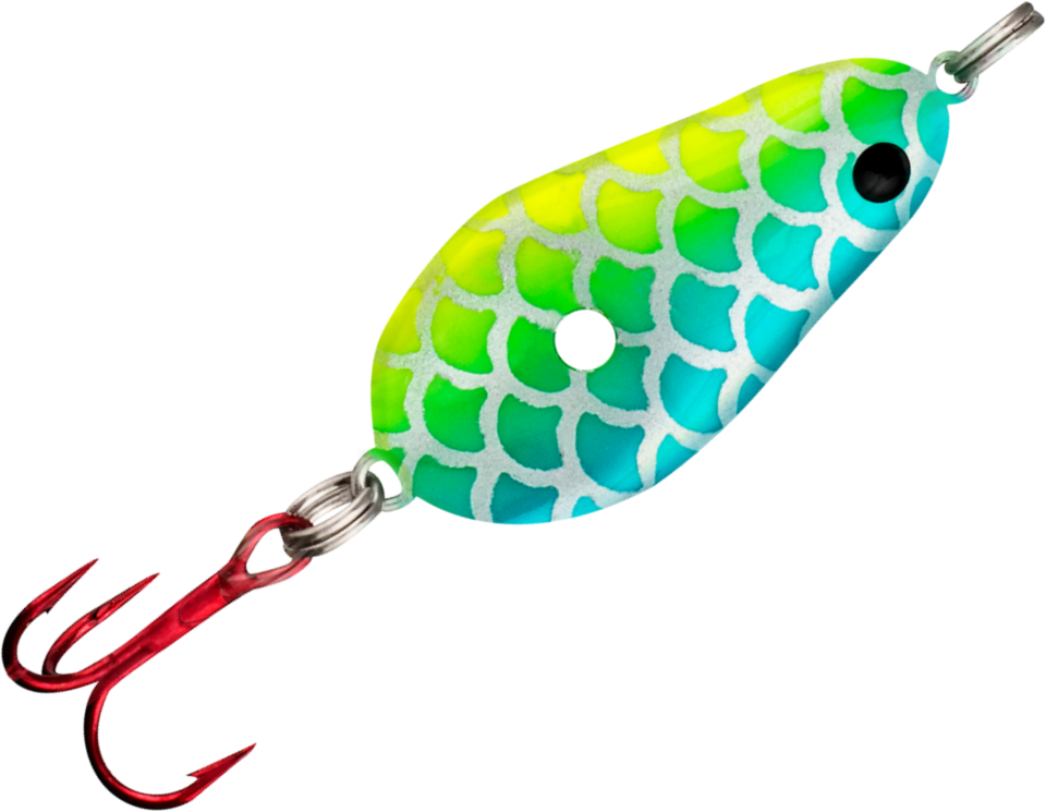 Lindy Glow Spoon 1/4oz: Emerald - Vimage Outdoors