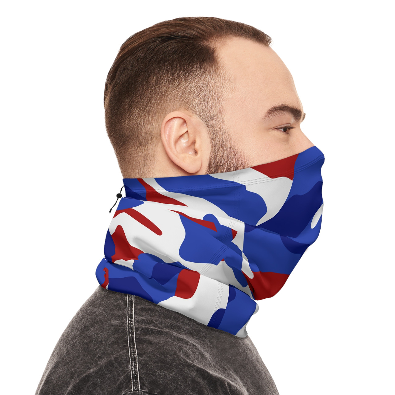 Vimage Outdoors Heavyweight Winter Neck Gaiter With Drawstring: Buffalo ...