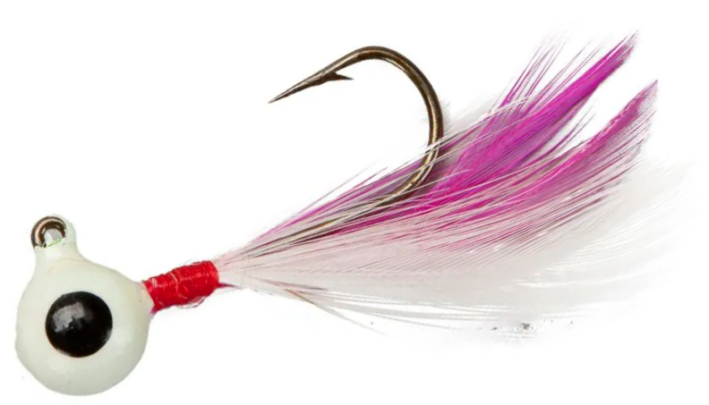 Lindy Little Nipper Jig 1/64oz: Pink Glow 2pk