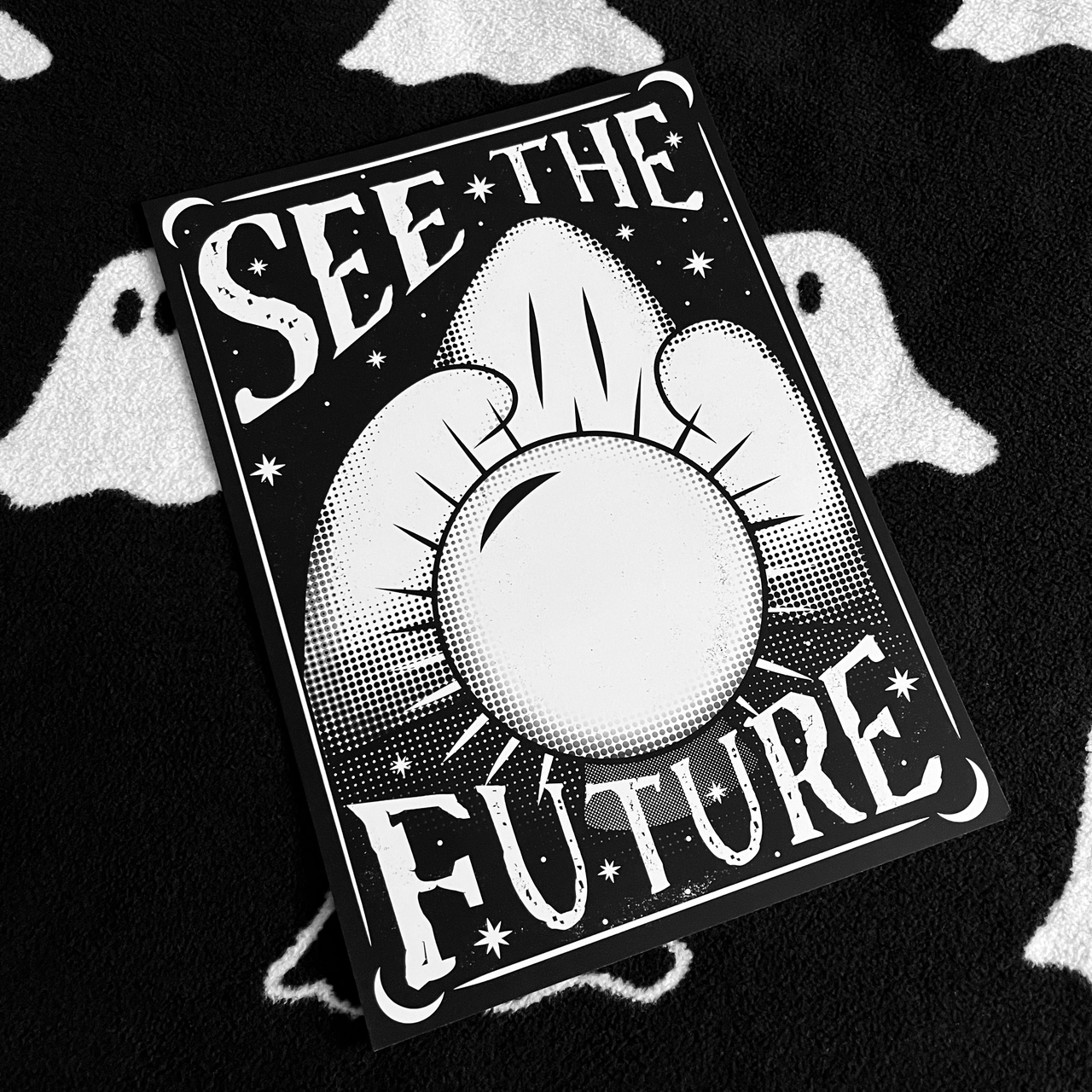 See The Future Ghost A4 Print - October31st