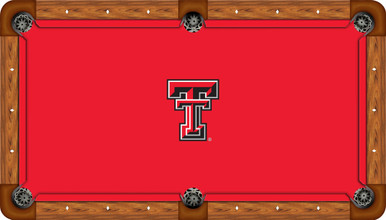 Texas Tech Red Raiders 7 foot Custom Pool Table Felt | CueSight.com