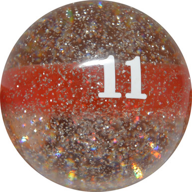 Sterling Designer Glittering Pool Balls - 11 Ball | CueSight.com