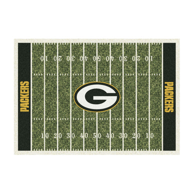 Green Bay Packers 6x8 ft Homefield Rug | CueSight.com
