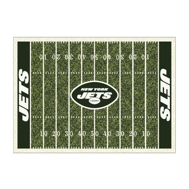 New York Jets 6x8 ft Homefield Rug | CueSight.com