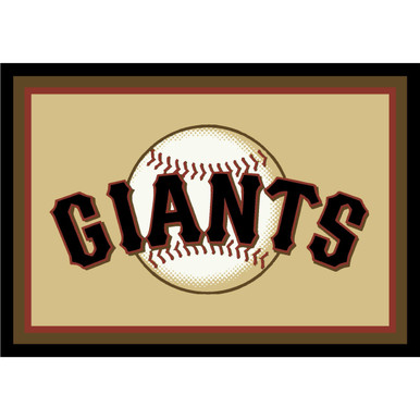 San Francisco Giants 4 x 6 ft Spirit Rug | CueSight.com