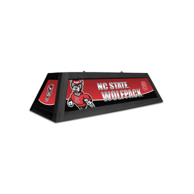 NC State Wolfpack 42” Spirit Billiard Lamp – Black Frame | CueSight.com