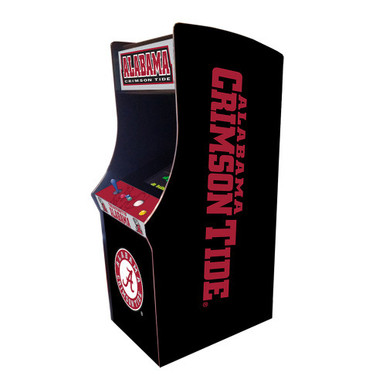 Alabama Crimson Tide Upright Arcade Game - Pool Cues and Billiard ...