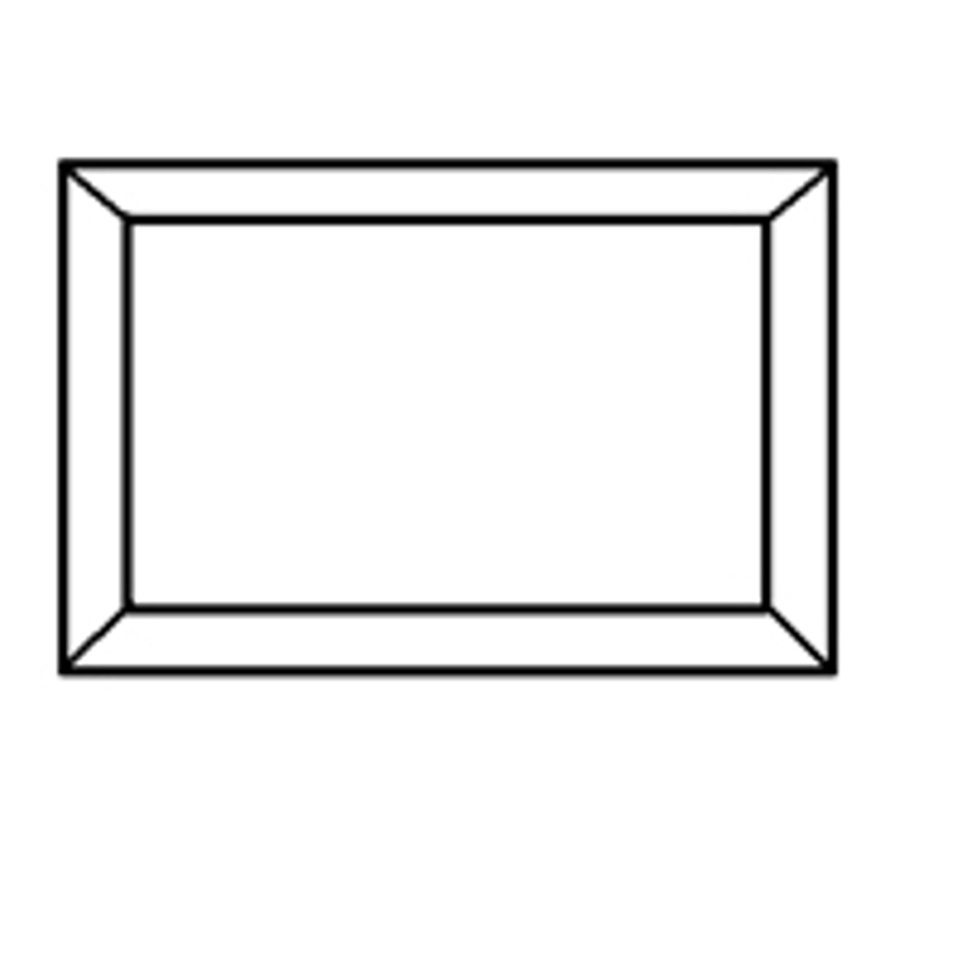Bevel Rectangle 2 X 8 Bevel Rectangle 2 X 8