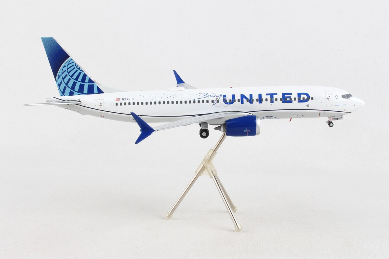 Gemini200 United 737MAX8 1/200 Being United Reg# N27261 - Pilot Stuff ...