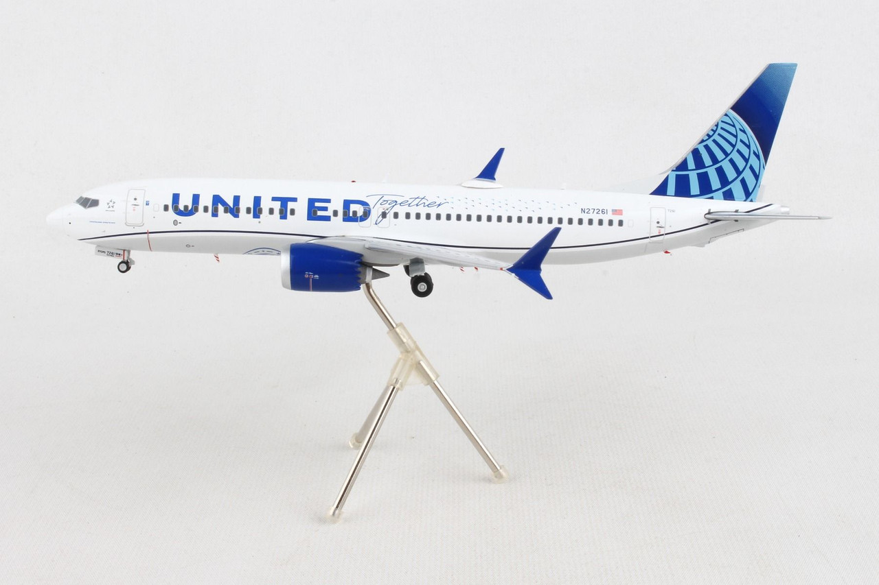 Gemini200 United 737MAX8 1/200 Being United Reg# N27261 - Pilot Stuff ...