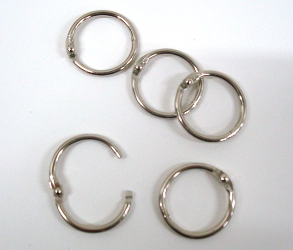 Metal 1" Checklist Rings - Pilot Stuff Online