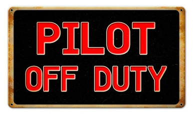Pilot Off Duty Sign