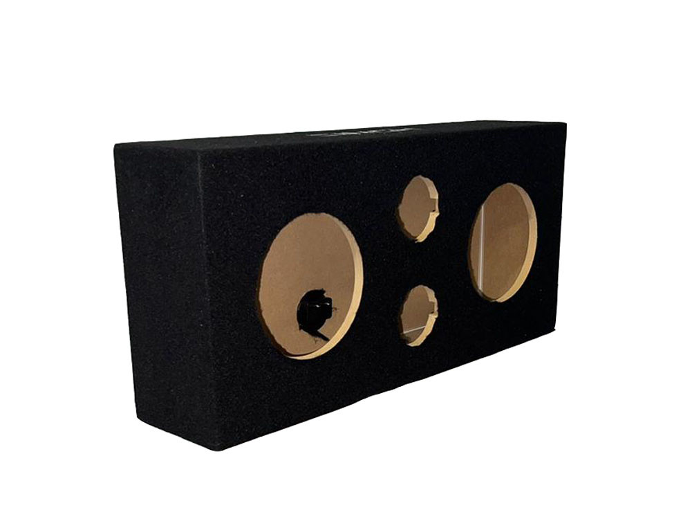 Singh Electronics Dual 6" Midrange & Small Bullet Tweeter Enclosure ...