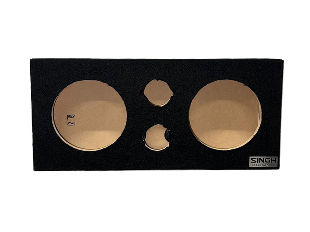 Singh Electronics Dual 8" Midrange & Small Bullet Tweeter Enclosure ...