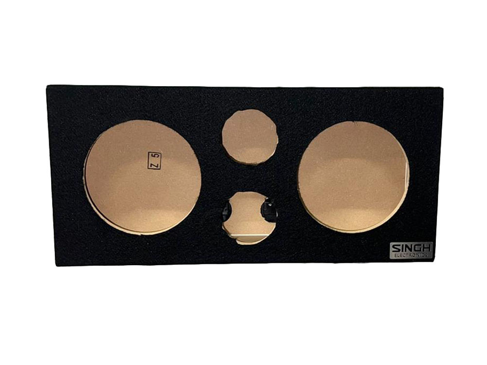 Singh Electronics Dual 8" Midrange & Large Bullet Tweeter Enclosure ...