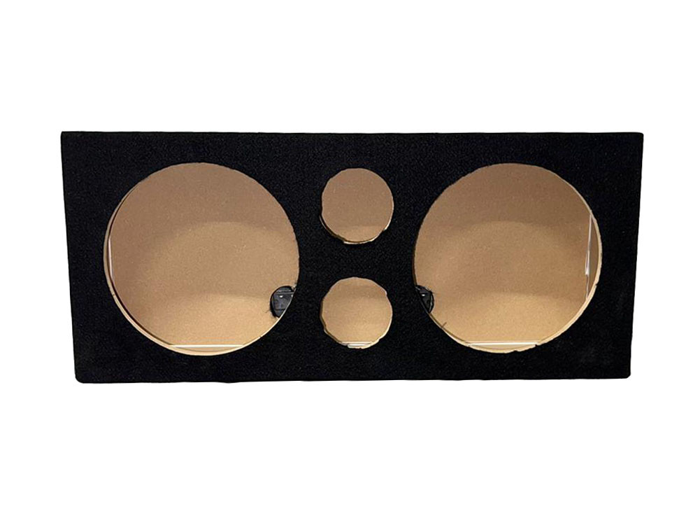 Singh Electronics Dual 10" Midrange & Large Bullet Tweeter Enclosure ...