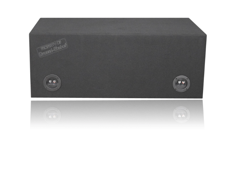Ground Shaker NP210B Black 10" Dual Slot-Center Ported Sub Box - Singh ...