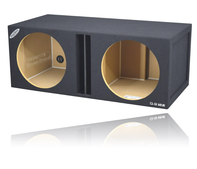 Ground Shaker NP215B Black 15" Dual Slot-Center Ported Sub Box - Singh ...