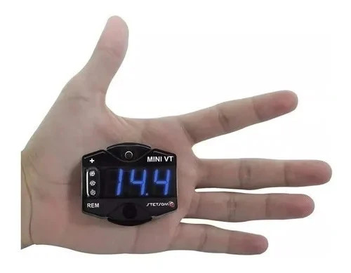 Stetsom MiniVT Digital Voltmeter Mini Automotive Battery VT Blue LED ...