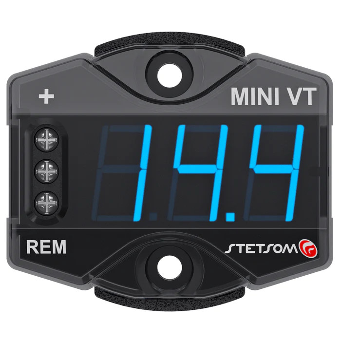 Stetsom MiniVT Digital Voltmeter Mini Automotive Battery VT Blue LED ...