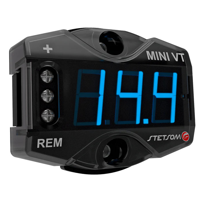 Stetsom MiniVT Digital Voltmeter Mini Automotive Battery VT Blue LED ...