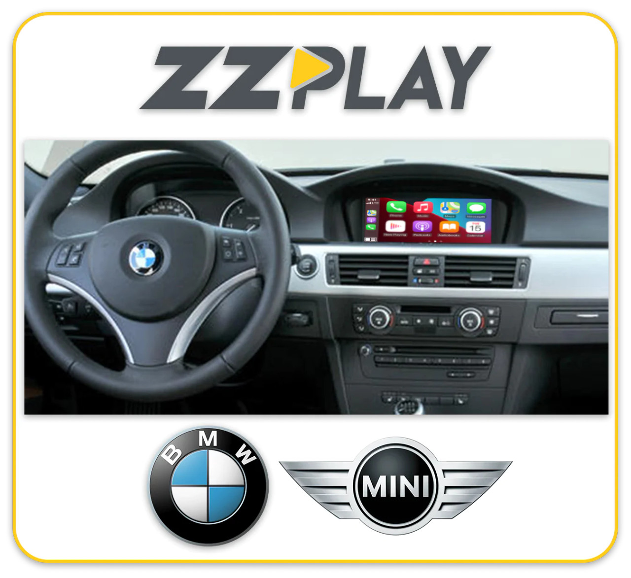 ZZ2 IT3-CIC Wireless CarPlay/Android Auto Interface for Select BMW and ...